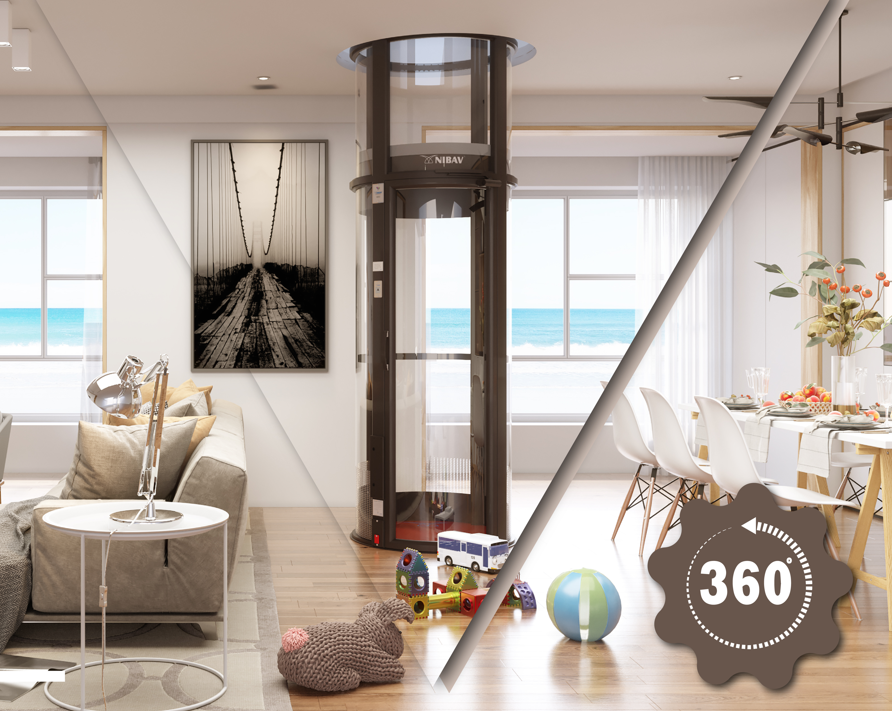 Get Quality Vacuum Home Elevators in George Town - Nibav Lifts